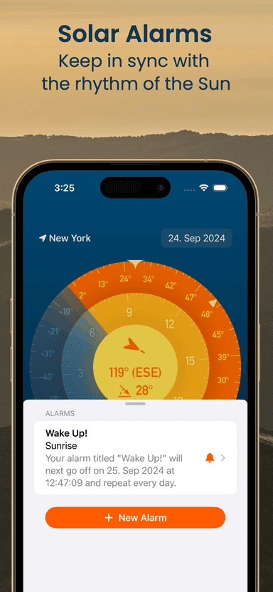 SolarWatch - The best sunrise sunset golden hours and sun position app ...